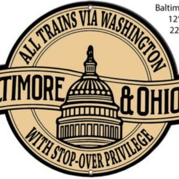 B&O Railroad Signs - MrTrain