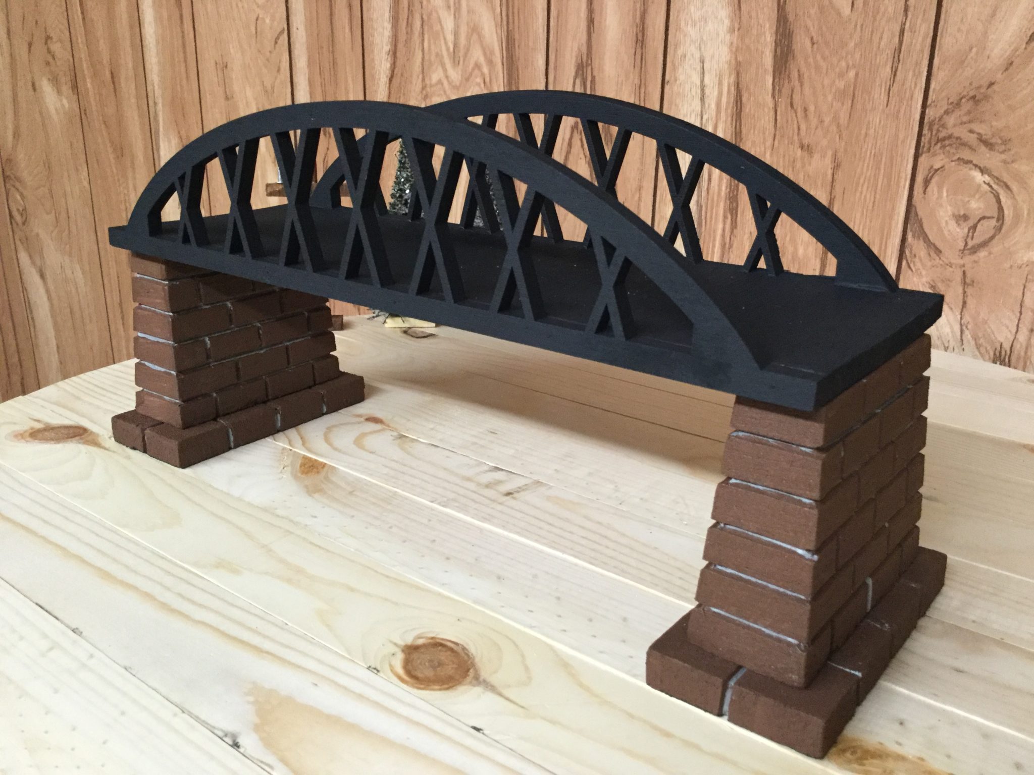 O Gauge Bowstring Bridge - Miniature Train & Model Railroad Scenery