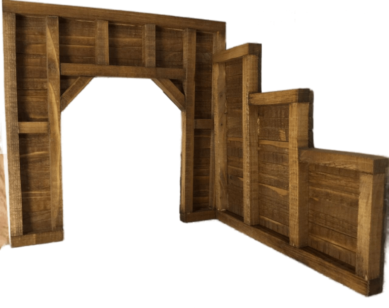Model Train O Gauge/Scale Timber Frame Tunnel Portals & Retaining Walls ...