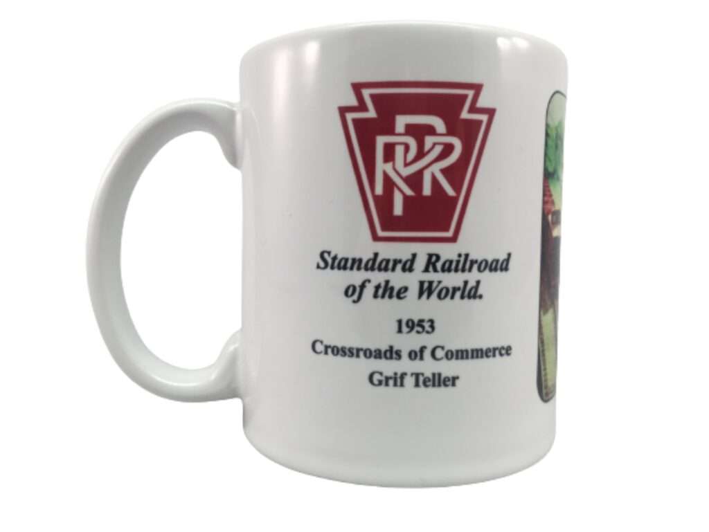 Coffee Mug - Pennsylvania Railroad - Artist Grif Teller - MrTrain