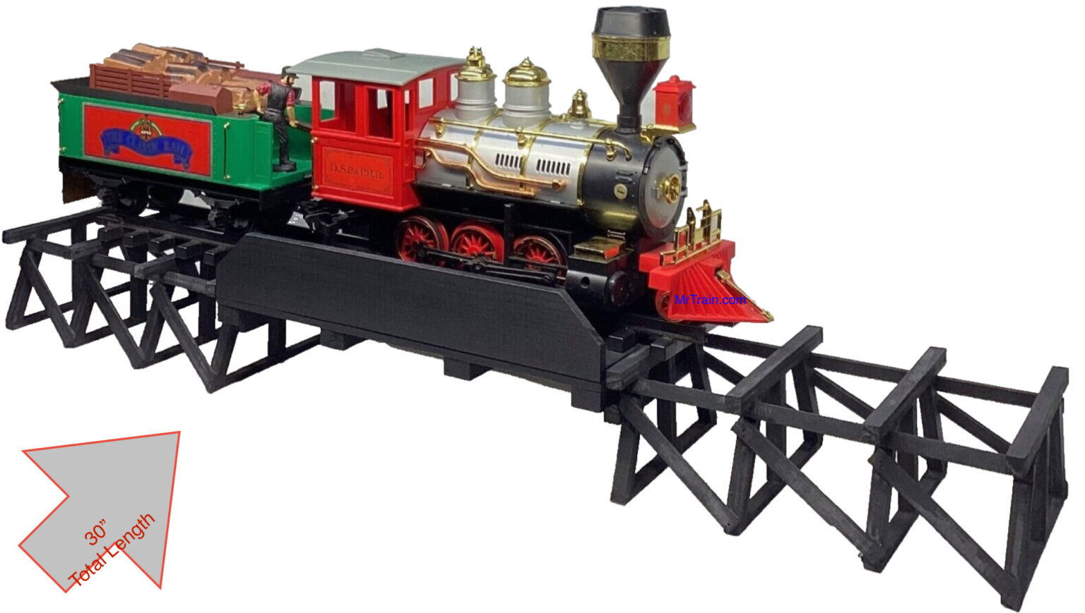 G Scale Girder Bridge with Trestle | 30″ Long - MrTrain